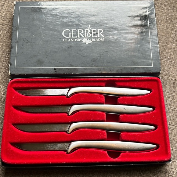 Gerber | Kitchen | Gerber Legendary Blades Presentation Cutlery 4 Piece Steak Set | Poshmark